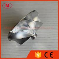 China GT35 forward 54.28/67.40mm 9+0 Blades point milling turbo aluminum 2618/Milling/billet compressor wheel for sale