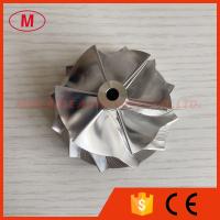 China GT15-25 49.62/61.98mm 6+6 blades Turbo milling/aluminum 2618/billet compressor wheel for sale