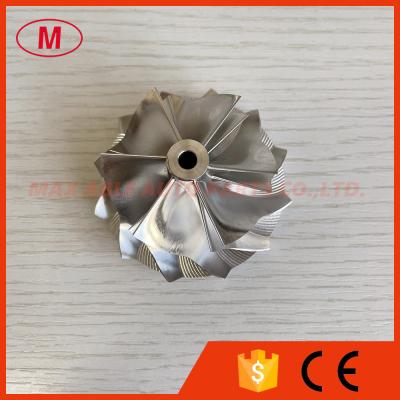 China GT15-25 49.62/61.98mm 6+6 blades Turbo milling/aluminum 2618/billet compressor wheel for sale