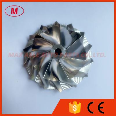 China HX40W 60.00/85.98mm 853749 7+7 blades high performance Turbocharger milling/Aluminum 2618/billet compressor wheel for 2019-2022 6.7L Ram for sale