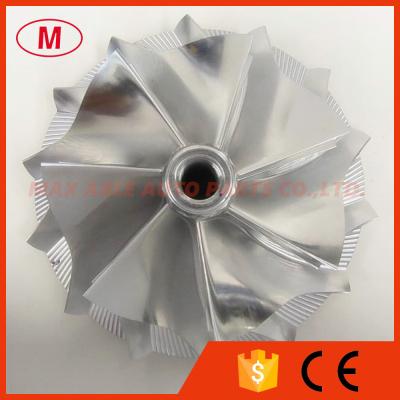China GT55 94.00/133.84mm 7+7 blades Dodecagon Nut design high performance turbo milling/aluminum 2618/billet compressor wheel for sale