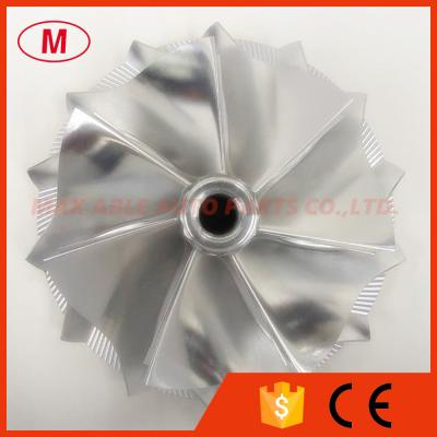 China GT55 7+7 blades 98.00/133.84mm Dodecagon Nut design Performance Design turbo milling/aluminum 2618/billet compressor wheel for sale