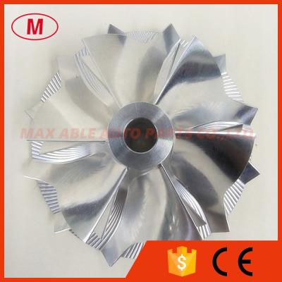 China TD05HR 16G6-9T reverse 49.28/65.00mm 6+6 blades 49179-44100 high performance Turbo Billet/milling/Aluminum 2618 compressor wheel for 49178-01500/49178-01510 Lancer Evo04 for sale