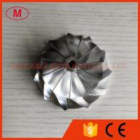 China CT26 53.11/71.00mm 11+0 blades Turbocharger aluminum 2618/milling/billet compressor wheel for sale