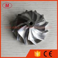 China GT3582 61.33/82.00mm 6+6 blades 451644-0005 Point milling high performance aluminum 2618/milling/billet compressor wheel for sale