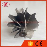 China HX35 HX35W H1C Ind 70mm Exd 60mm 5+5 blades Turbocharger Turbine Wheel /turbine Shaft&wheel for sale