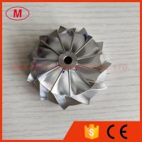 China GT15-25 45.47/60.48mm 11+0 blades high performance turbocharger milling/aluminum 2618/billet compressor wheel for sale
