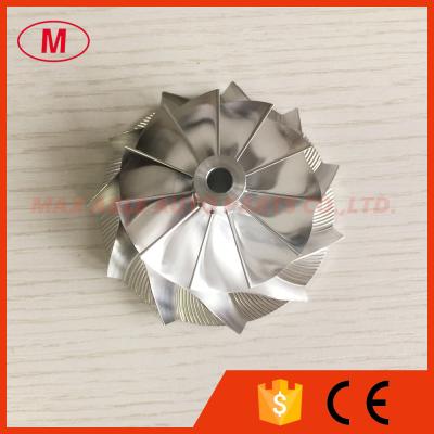 China CT26 48.30/64.89mm 11+0 blades Turbo aluminum 2618/milling/billet compressor wheel for TOYOTA for sale