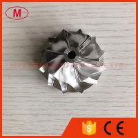 China GT15-25 6+6 blades 34.10/46.00mm high performance turbo milling/aluminum 2618/billet compressor wheel for 737686-0002 for sale