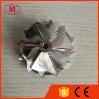 China TD04HL 6+6 blades 49.62/61.01mm high performance turbocharger milling/aluminum 2618/billet compressor wheel for sale