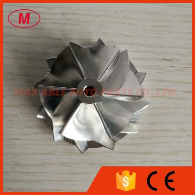 China TD04HL 6+6 blades 49.62/61.01mm high performance turbocharger milling/aluminum 2618/billet compressor wheel for sale