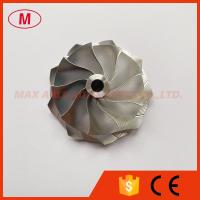 China G25-550 48.35/60.00mm 9+0 Blades Point Milling snake curveTurbo Aluminum 2618/Milling/billet Compressor Wheel for 871389-5004S/871389-5005S for sale