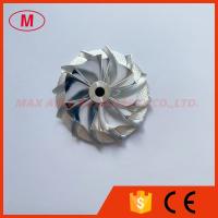 China GT1249 34.66/49.00mm 6+6 blades high performance bore 4.08mm turbocharger milling/aluminum 2618/billet compressor wheel for sale
