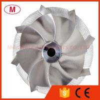 China GT15-25 44.50/60.00mm 8+0 Blades Point Milling Inverse Curve turbo milling/aluminum 2618/billet compressor wheel for sale