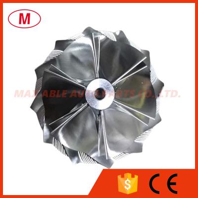China KP39 44.80/56.00mm 6+6 Blades High Performance Turbo Milling/aluminum 2618/billet Compressor Wheel for sale