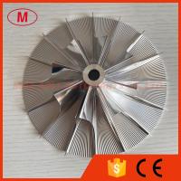 China Supercharger Forward 76.00/145.90mm 8+8 Blades High Performance Turbo Aluminum 2618/billet Compressor Wheel for Vortech - V2 for sale