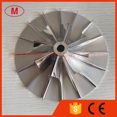 China Supercharger Forward 76.00/145.90mm 8+8 Blades High Performance Turbo Aluminum 2618/billet Compressor Wheel for Vortech - V2 for sale