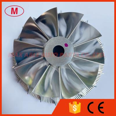 China KTR110 forward 94.00/125.98mm 10+10Blades milling/aluminum 2618/billet compressor wheel for sale
