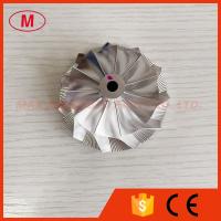 China GT30 forward 52.95/71.40mm 11+0 blades point milling Turbocharger aluminum 2618/milling/billet compressor wheel for sale