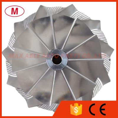 China GTX3076 REVERSE 58.00/76.13mm 11+0 blades  high performance turbo milling/aluminum 2618/billet compressor wheel bore:5.999mm for sale