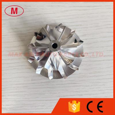 China GT15-25 44.50/62.50mm 6+6 Blades high performance Turbocharger milling/aluminum 2618/billet Compressor wheel for sale