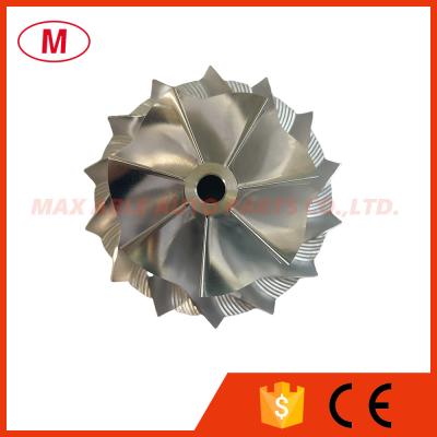 China K04 43.00/60.00mm 7+7 Blades Performance Bore :5.50mm Turbocharger Milling/aluminum 2618/billet Compressor Wheel for sale