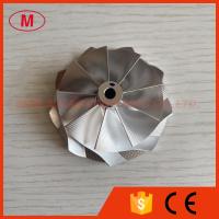 China K04 48.35/60.00mm 9+0 Blades Point Milling Super Back:1.80mm Turbo Aluminum 2618/Milling/billet Compressor Wheel for sale