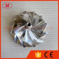China HX40 66.90/92.00mm 6+6 Blades Bullet Head High Performance Turbocharger Milling/aluminum 2618/billet Compressor Wheel for sale