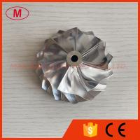 China B03G forward 7+7 blades 56.90/73.00mm turbo milling/aluminum 2618/billet compressor wheel for sale
