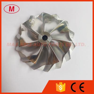 China B03G reverse 7+7 blades 56.90/73.00mm turbo milling/aluminum 2618/billet compressor wheel for sale