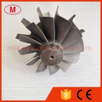 China HX40 64X76mm 12 blades turbo wheel/ turbine shaft&wheel journal bearing for sale