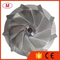 China KP39 5443-123-2201 35.48/46.00mm 9+0 Blades Point Milling Snake Curve Performance Design Turbocharger Billet Compressor Wheel for sale