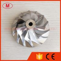 China HX35 53.88/81.30mm 7+7 blades turbo Billet/milling/aluminum 2618 compressor wheel for 3539699/3539698/3539700/3590032 for sale