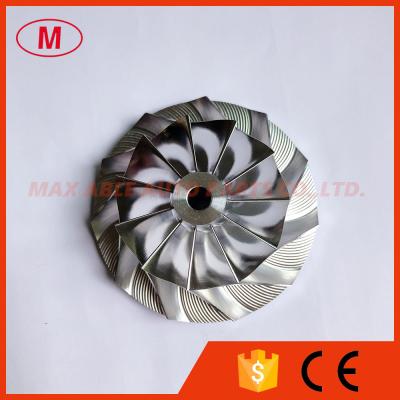 China HX35 3537168 53.88/81.30mm 11+0 blades turbo Billet/milling/aluminum 2618 compressor wheel for 3539699/3539698/3539700 for sale