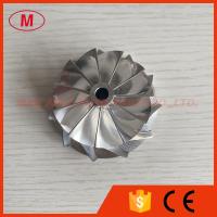 China RHF5HB 49.62/61.98mm 11+0 blades high performance Turbo milling/aluminum 2618/billet compressor wheel for VF22 upgrade for sale