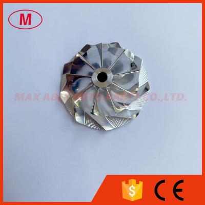 China GT15-25 38.50/52.19mm 702492-0001/4  9+0Blades Turbo Aluminum 2618/billet  Compressor Wheel for 454135-0003 for sale