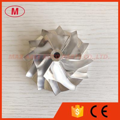 China CT26 43.00/67.00mm 6+6blades Turbo milling/aluminum 2618/billet compressor wheel for sale