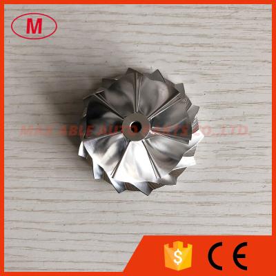 China KP39 43.00/53.00mm 7+7 blades high performance turbocharger billet/milling/aluminum 2618 compressor wheel for sale