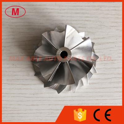 China TD05H 20G reverse 49179-43400 52.56/68.01mm 7+7 blades performance cutback:-10.00 turbo billet compressor wheel for sale