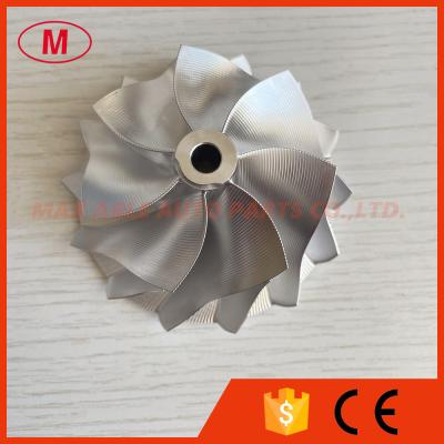 China G30-770 57.52/71.40mm 7+7blades Reverse Point Milling Inverse Curve Performance milling/aluminum 2618/billet compressor wheel for 880693-5002S / 880697-5008S / 880697-5009S/ 880697-5010S/ 880697-5011S for sale