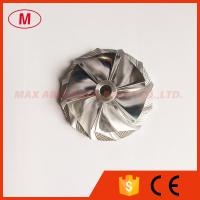 China TA31 46.41/60.25mm 409096-0013 6+6 blades turbo billet/milling/aluminum 2618 compressor wheel for Kobelco for sale