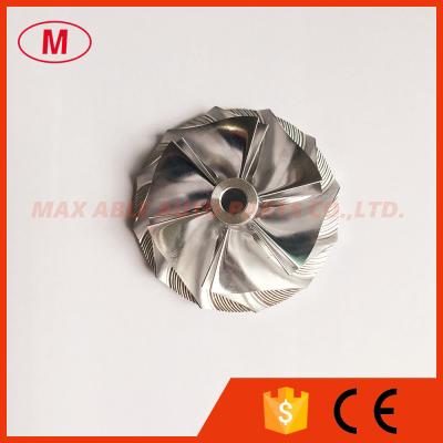 China TA31 46.41/60.25mm 409096-0013 6+6 blades turbo billet/milling/aluminum 2618 compressor wheel for Kobelco for sale