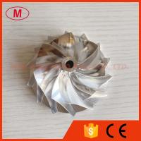 China GT35 58.00/76.13mm 7+7 blades LEP style turbo Milling/aluminum 2618/billet compressor wheel  for sale