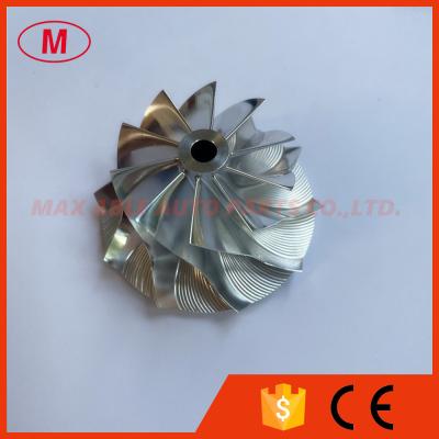 China TB25 44.00/60.00mm 10+0 Blades High Performance Turbocharger Milling/aluminum 2618/billet Compressor Wheel for sale