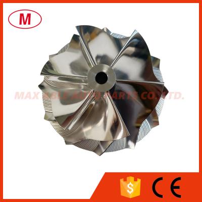 China B03G reverse 6+6 blades 57.00/71.00mm high performance turbo milling/aluminum 2618/billet compressor wheel for sale