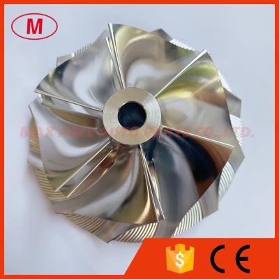 China KTR110 Reverse 83.97/113.00mm 6+6 Blades Turbo Milling/aluminum 2618/billet Compressor Wheel for 6505-51-6860 for sale