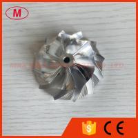 China TD03 reverse 38.00/52.00mm 6+6 blades high performance turbocharger milling/aluminum 2618/billet compressor wheel for sale