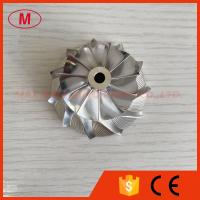 China GTA15-25 39.61/56.02mm 701374-0003 1102-022-402 11+0 blades high performance turbo aluminum 2618/billet compressor wheel for sale