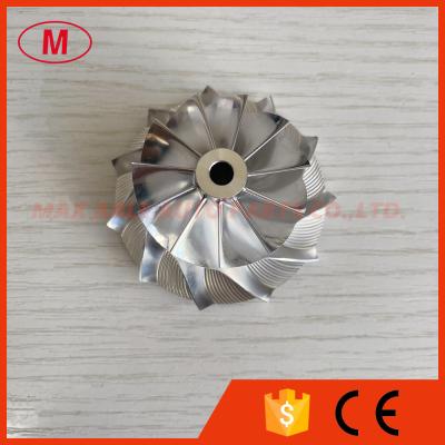 China GTA15-25 39.61/56.02mm 701374-0003 1102-022-402 11+0 blades high performance turbo aluminum 2618/billet compressor wheel for sale