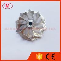 China CT26 43.20/58.00mm 10+0 blades Turbo aluminum 2618/milling/billet compressor wheel for sale